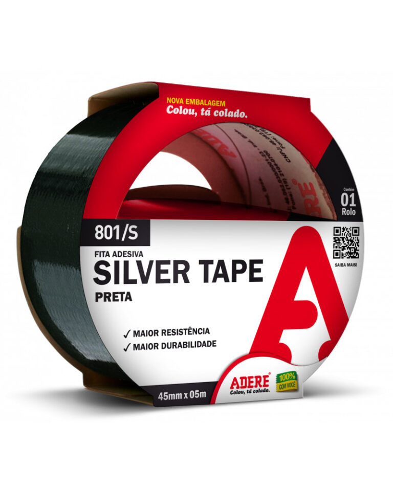Fita Silver Tape Preta - Adere - Goiânia - GO - Sandré